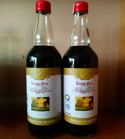 Rượu sim rừng 26 độ, sim thiên sơn, vang sim măng đen, kontum